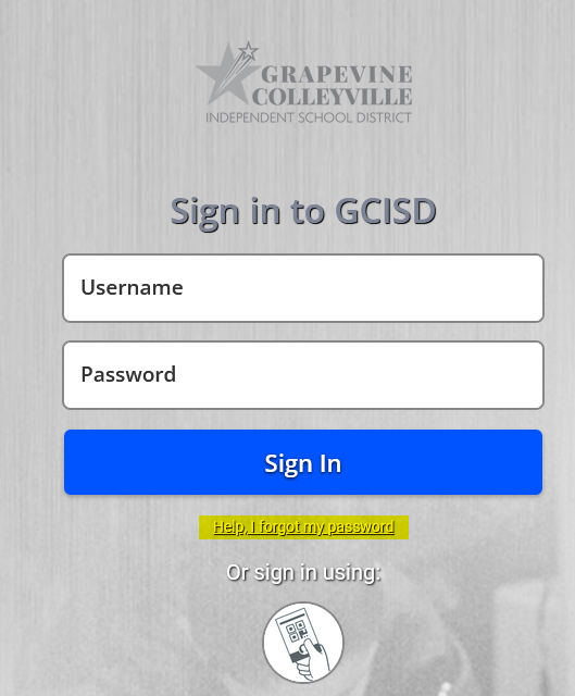 ClassLink - Forgot Password – GCISD